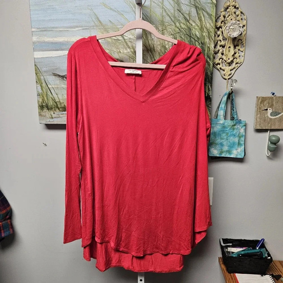 Zenana Outfitters | Tops | Zenana Top Size 2x Bright Red | Poshmark